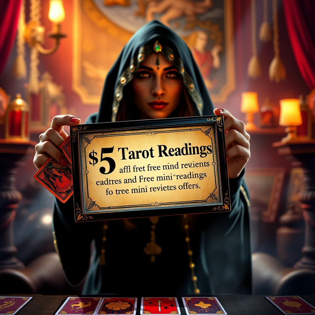 $5 Tarot Readings and Free Mini Readings Offer : MysteryLores