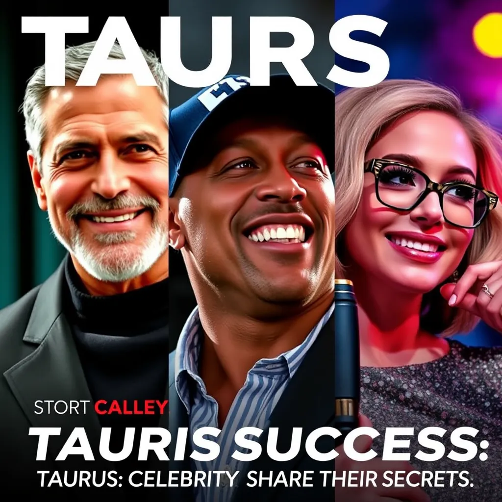 Inspiring Success: Taurus Celebrities Share Their Secrets : MysteryLores