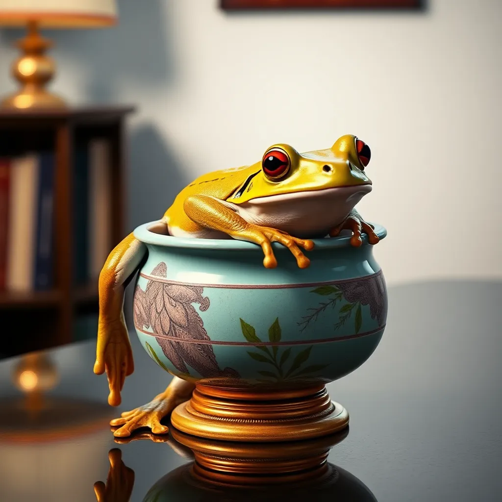 Why a Taxidermy Frog Guards My Money Bowl : MysteryLores