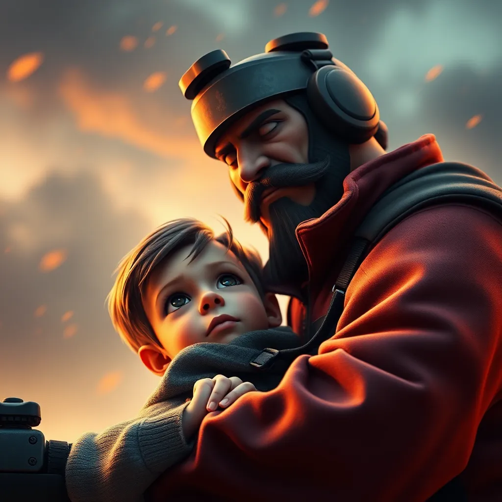 Team Fortress 2's Sniper Becomes a Surprising Stepfather : MysteryLores
