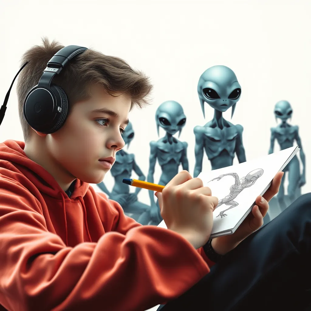 Alien Art: Drawings from My Teenage Years : MysteryLores