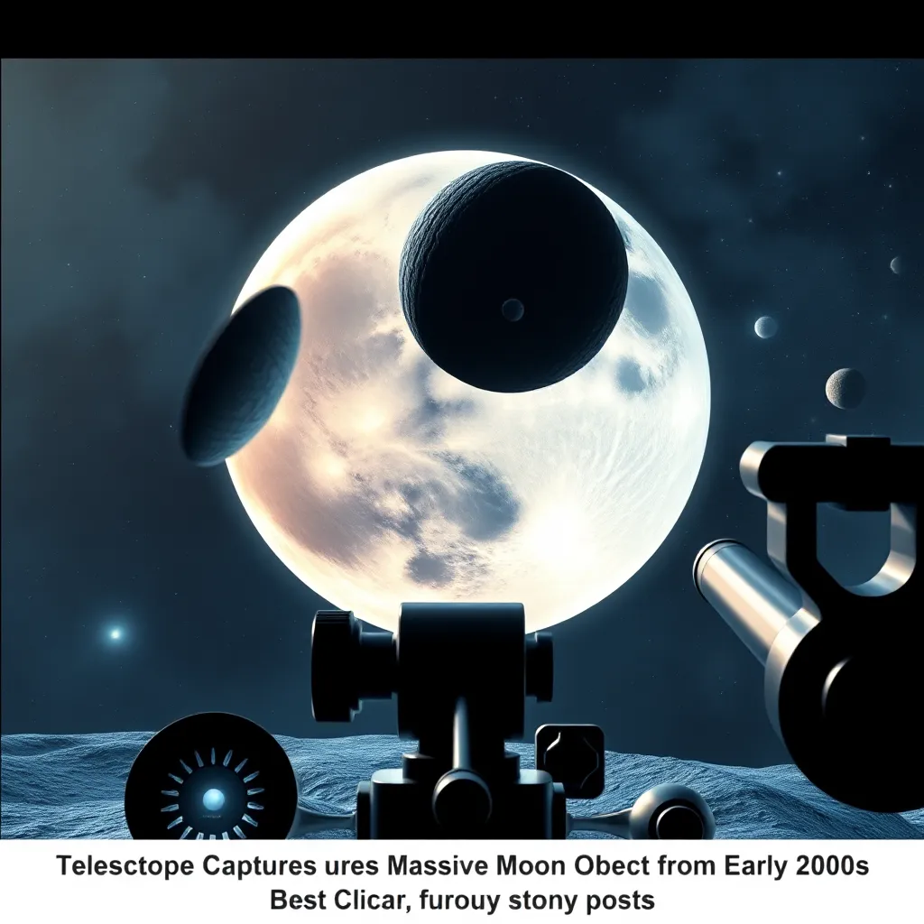 Telescope Captures Massive Moon Object from Early 2000s : MysteryLores