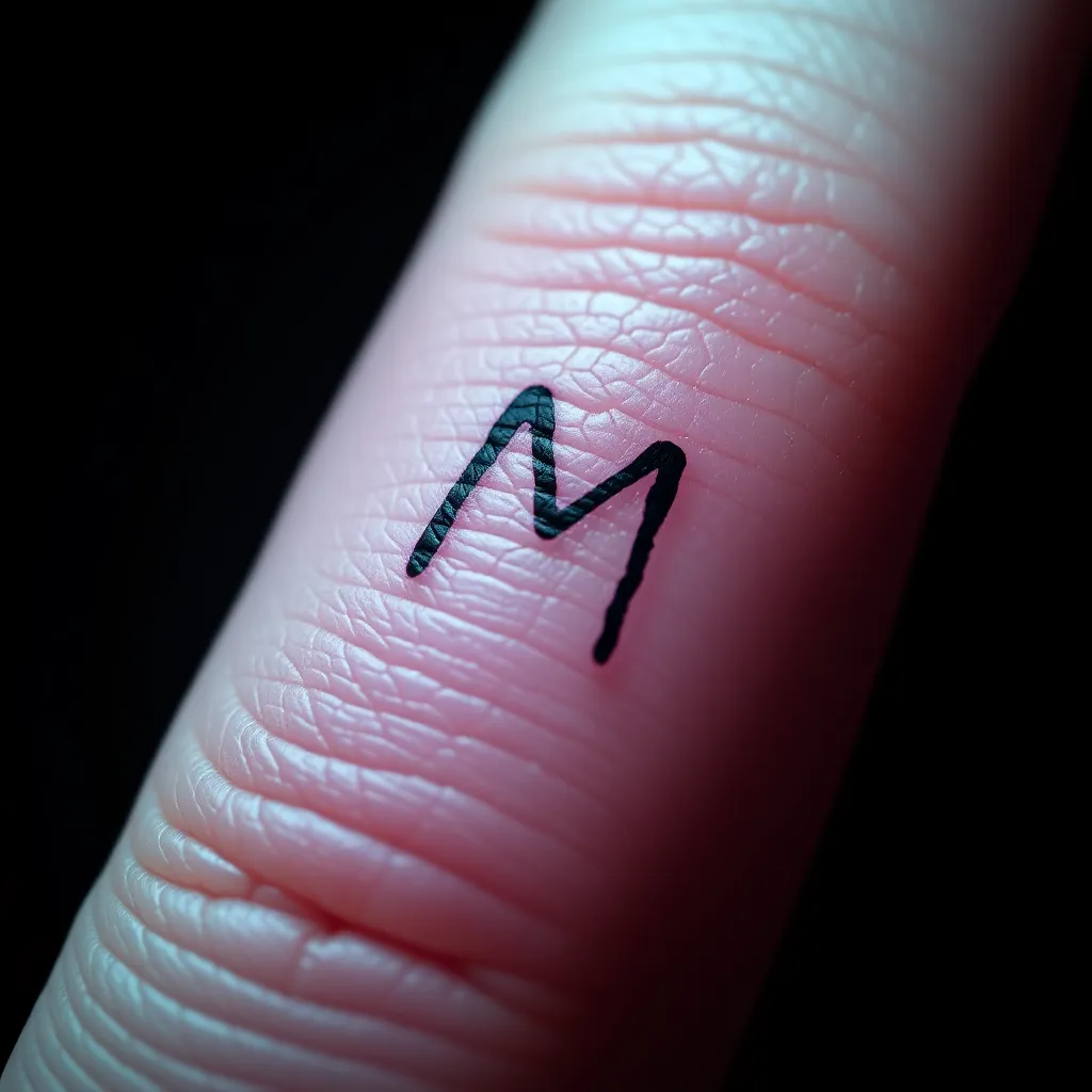Mystifying 'M' Mark Appears on Finger: Any Meaning? : MysteryLores