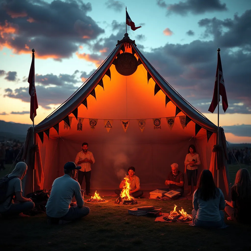 Are TPUSA's Strange Tent Rituals Hiding Something Bigger? : MysteryLores