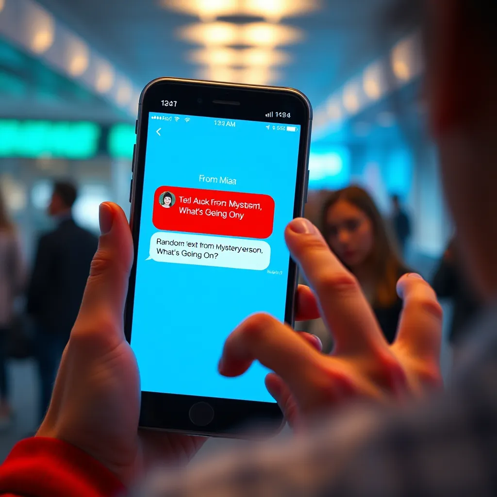 Random Text from Mystery Person: What's Going On? : MysteryLores