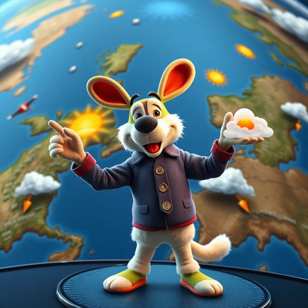The Spoondog Takes a New Turn as Weathercaster : MysteryLores