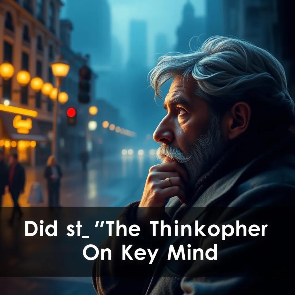 Did “The Thinker” Change His Mind on Key Issues? : MysteryLores