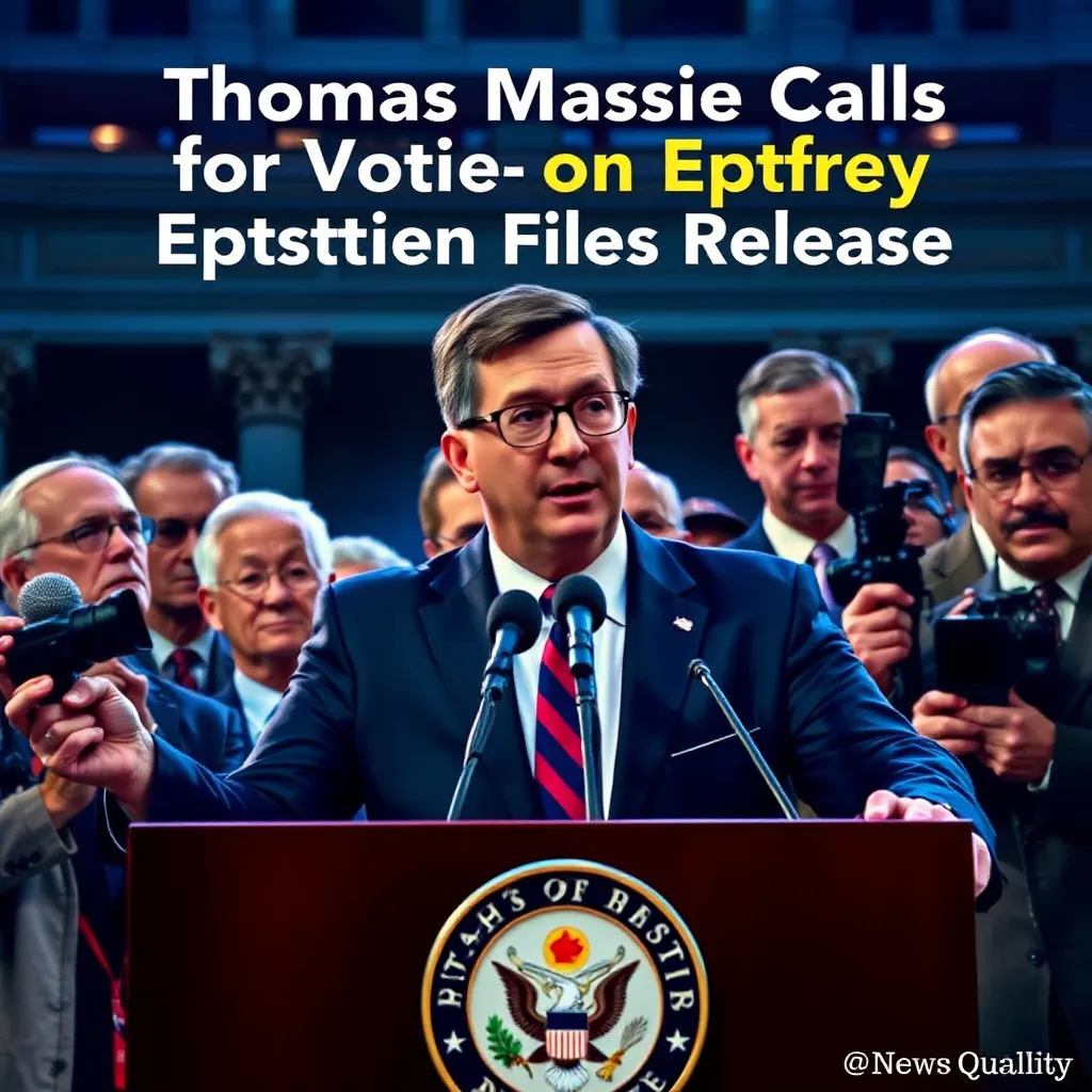 Thomas Massie Calls for Vote on Epstein Files Release : MysteryLores