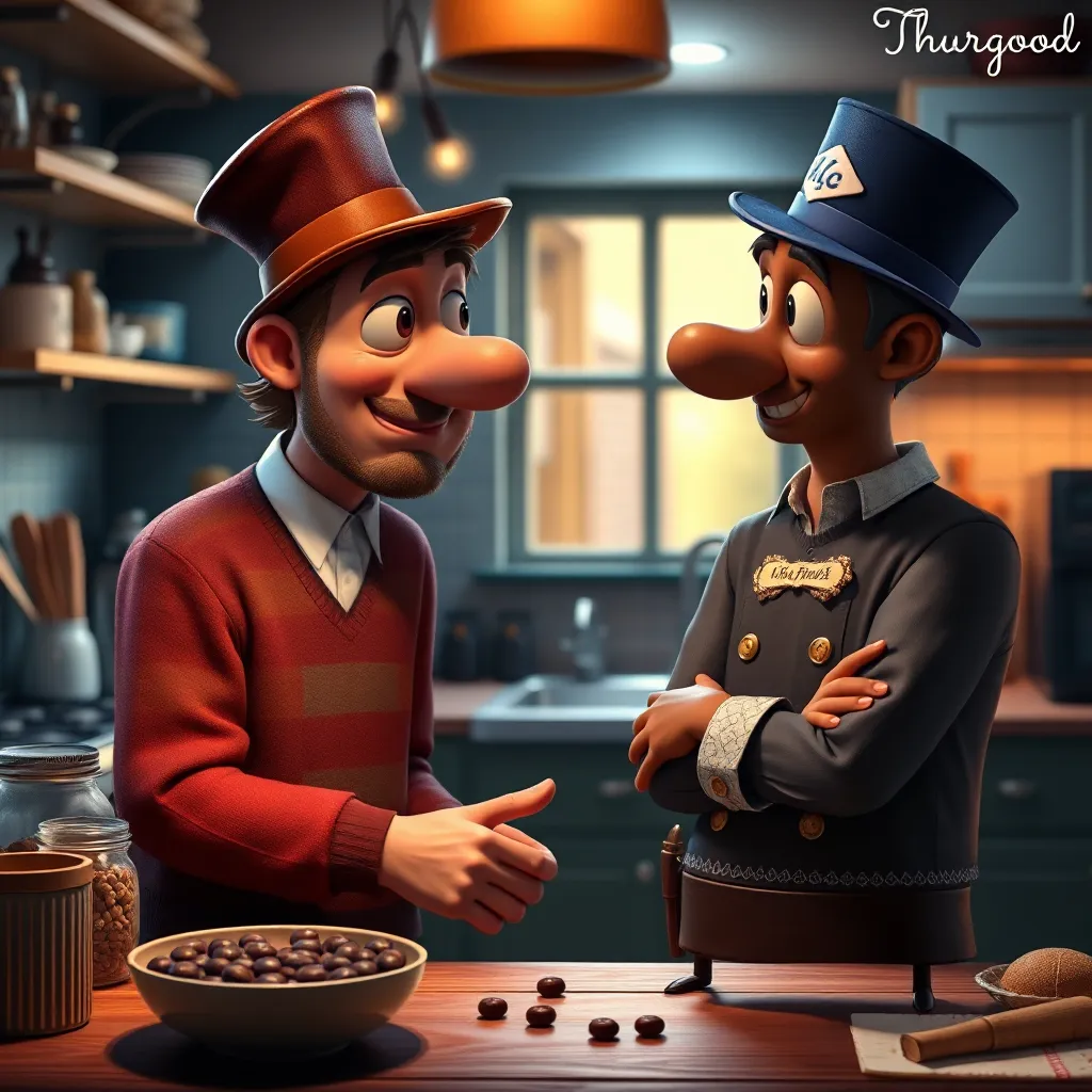 Thurgood and the Mysterious Chocolate Raisin Man Adventure : MysteryLores