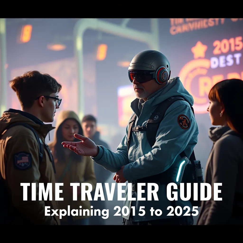 Time Traveler's Guide: Explaining 2015 to 2025 : MysteryLores