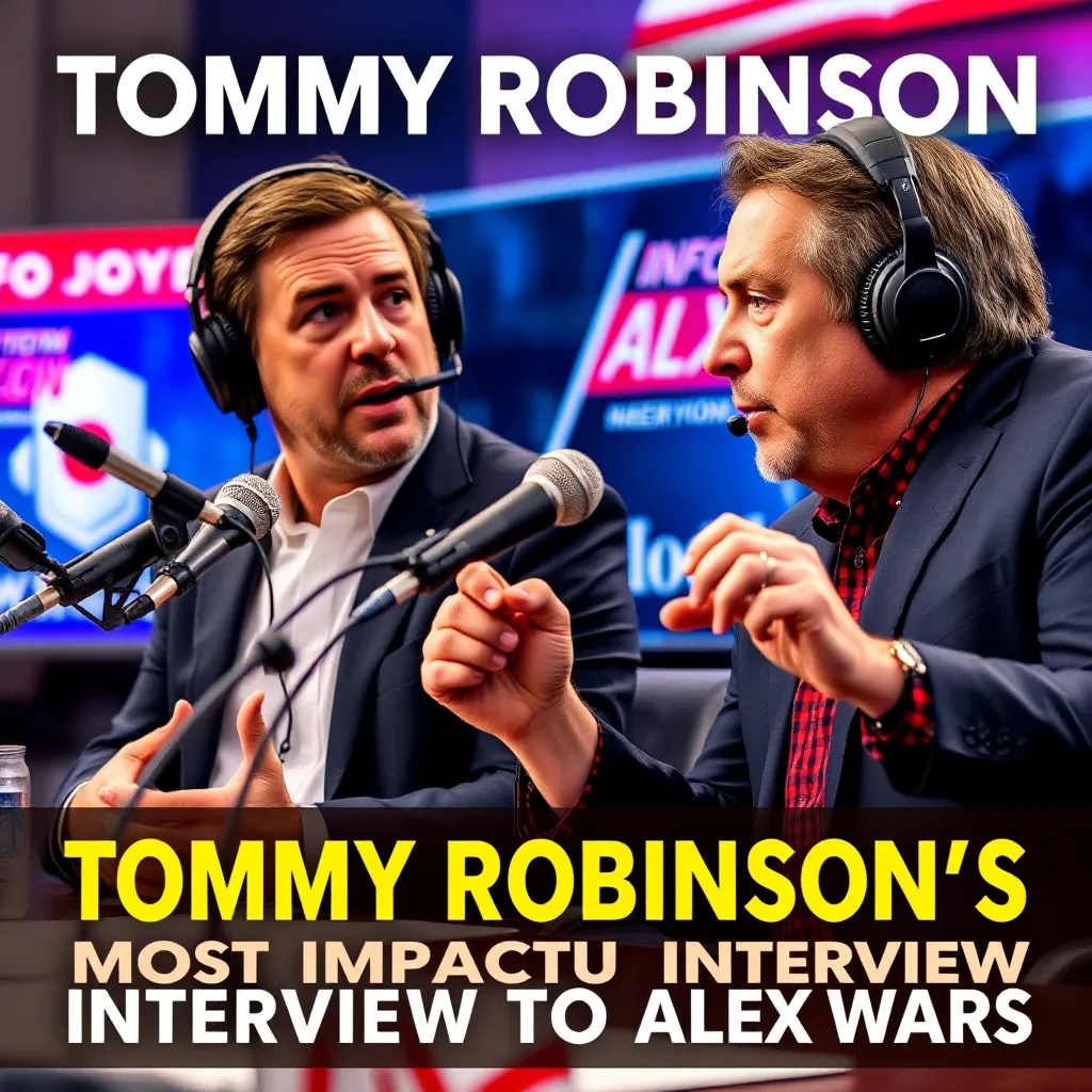 Tommy Robinson's Most Impactful Interview with Alex Jones : MysteryLores