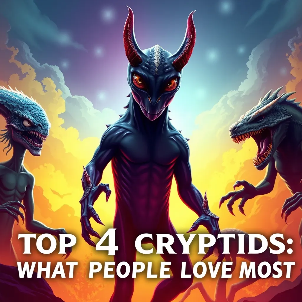 Top 4 Favorite Cryptids: What People Love Most : MysteryLores
