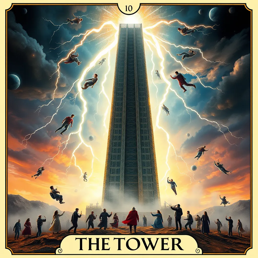 The Tower Tarot Card: A Journey Through Chaos and Growth : MysteryLores