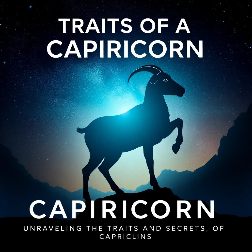 Unraveling the Traits and Secrets of Capricorns : MysteryLores