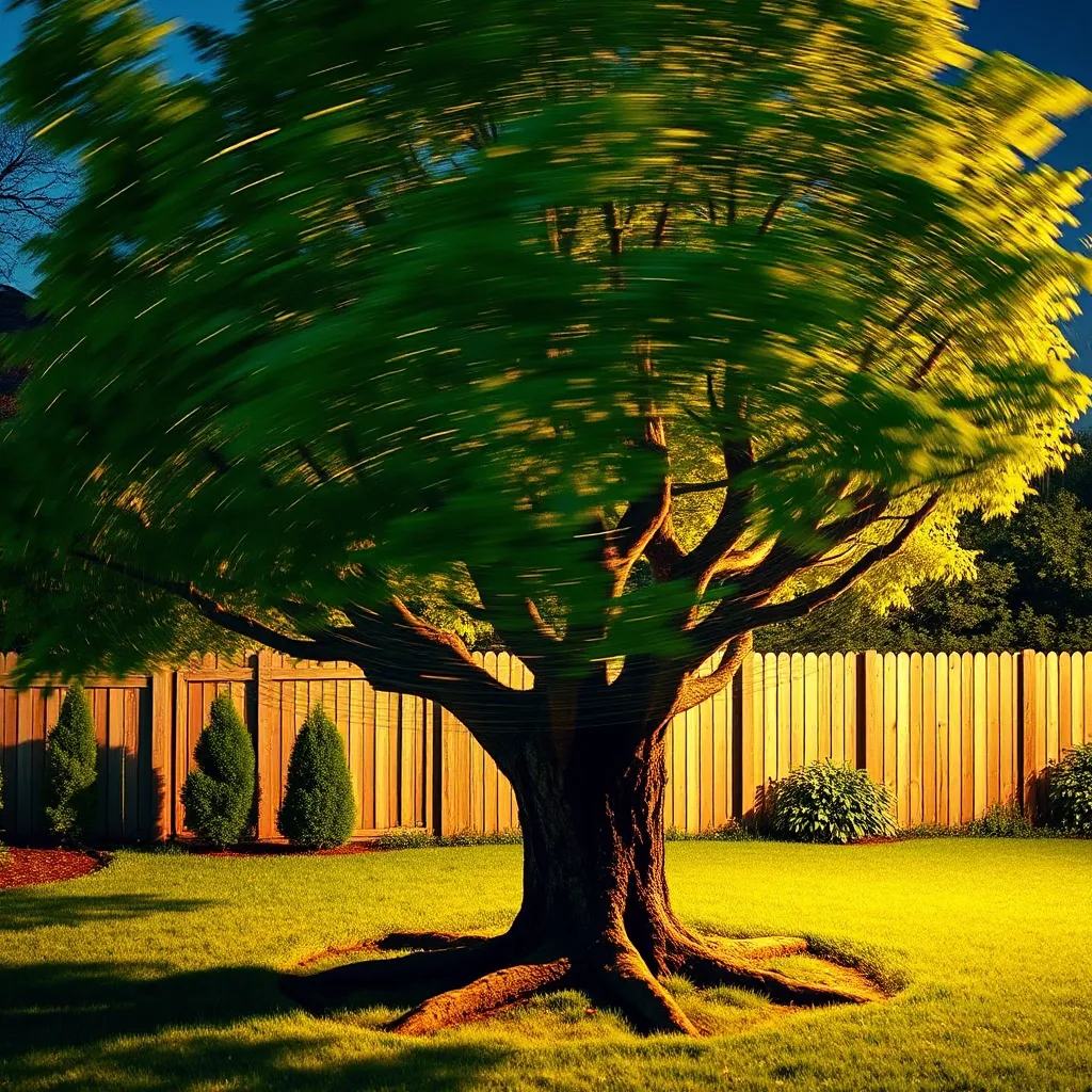 Backyard Shock: Tree Captured Rotating on Video Last Night : MysteryLores