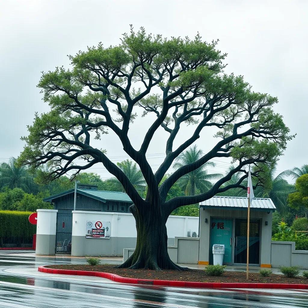 Weird Tree Shape Sparks Anime Uzumaki Comparisons : MysteryLores