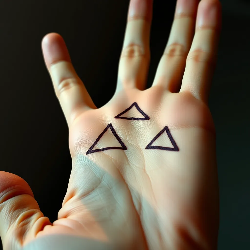 Understanding the Meaning of Triangle Marks on Palm : MysteryLores