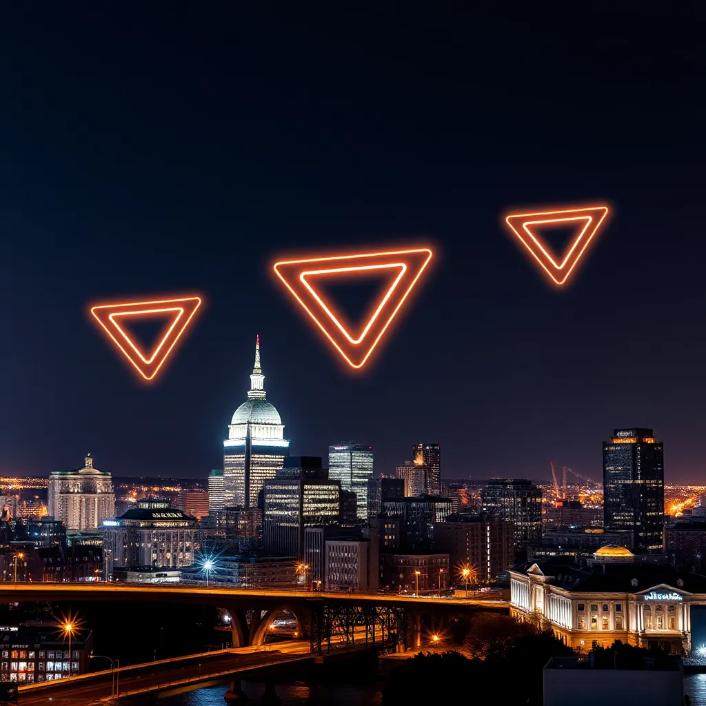 Mysterious Triangular Orbs Spotted Rotating in Boston : MysteryLores