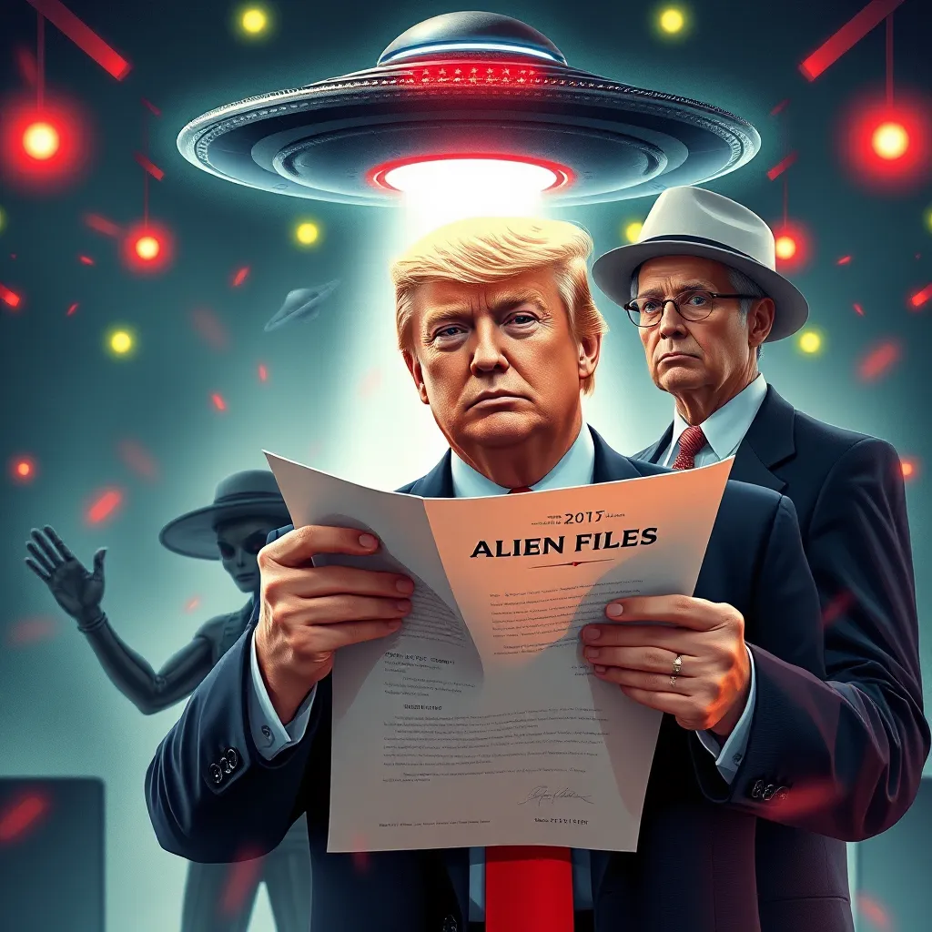 Alien Files Announced as Trump and Epstein Link Revealed : MysteryLores