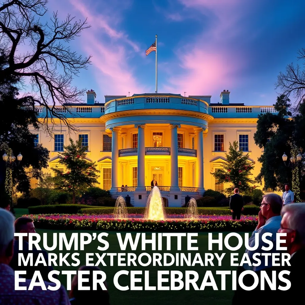 Trump's White House Marks Extraordinary Easter Celebrations : MysteryLores
