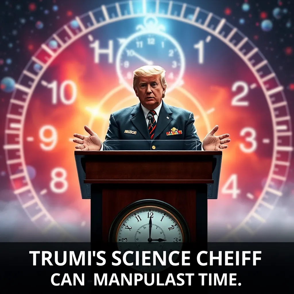 Trump's Science Chief Claims America Can Manipulate Time : MysteryLores