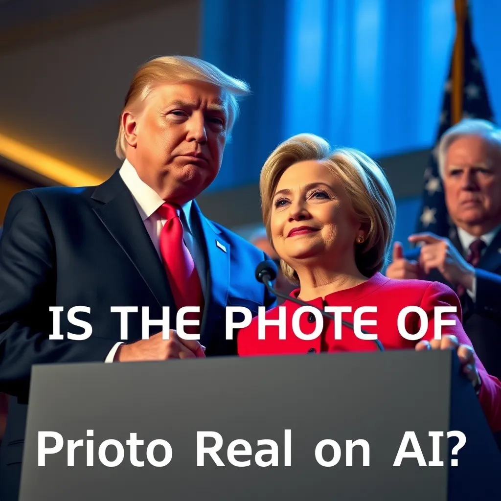 Is the Photo of Trump and Clinton Real or AI? : MysteryLores