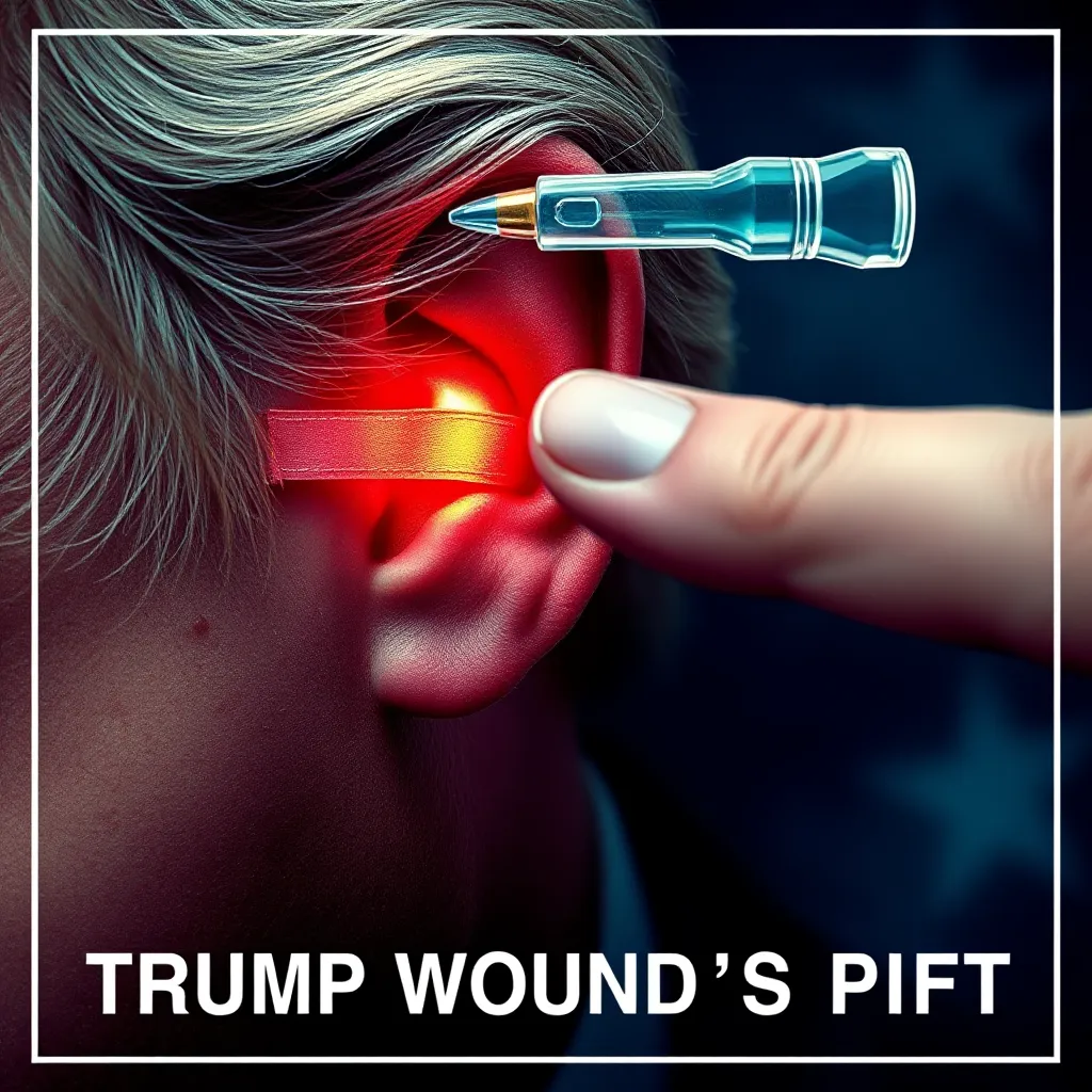 Evidence of Bullet Wound to Trump's Ear: Wray's Shift : MysteryLores
