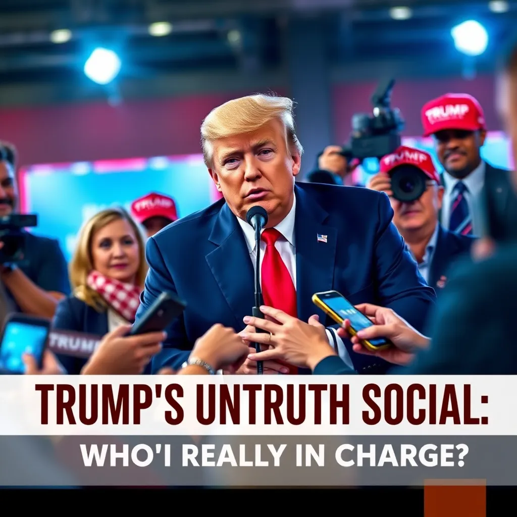 Trump's Untruth Social: Who's Really in Charge? : MysteryLores