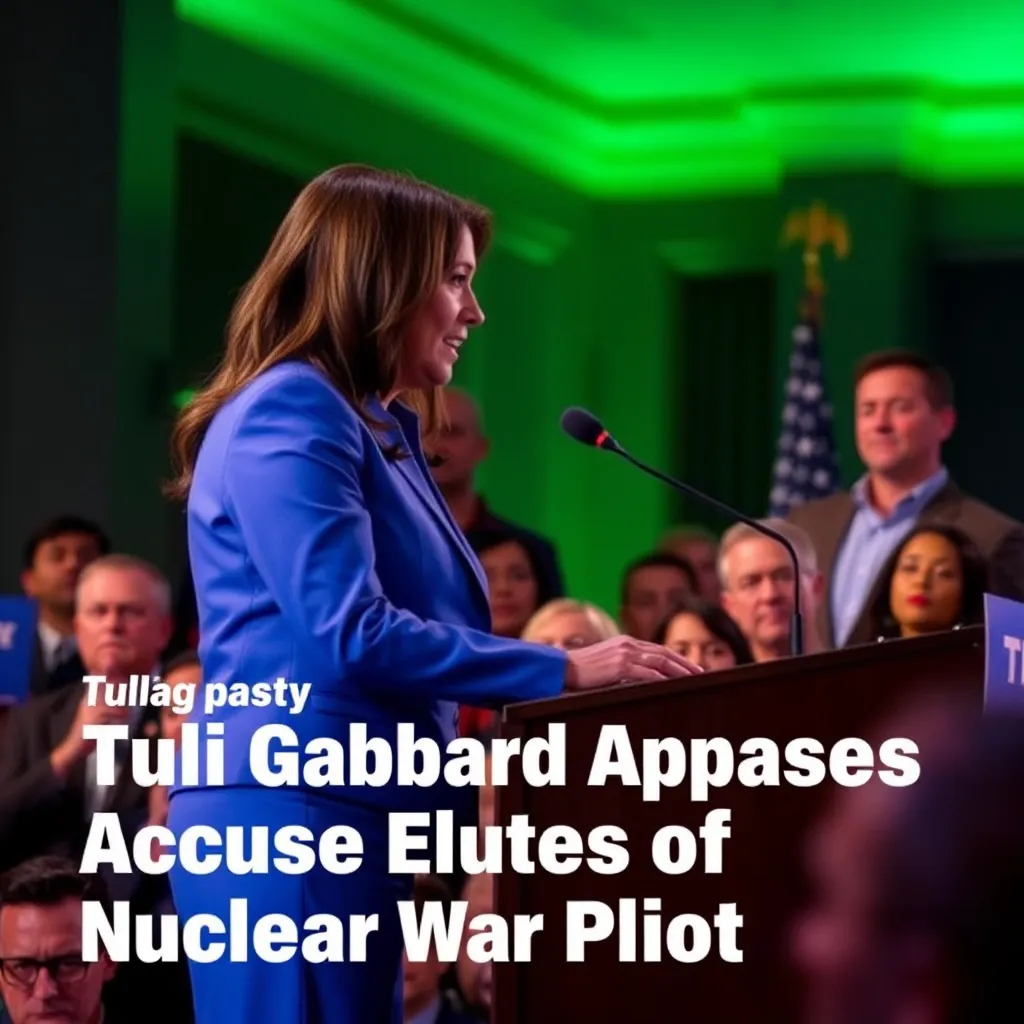 Tulsi Gabbard Accuses Elites of Nuclear War Plot : MysteryLores