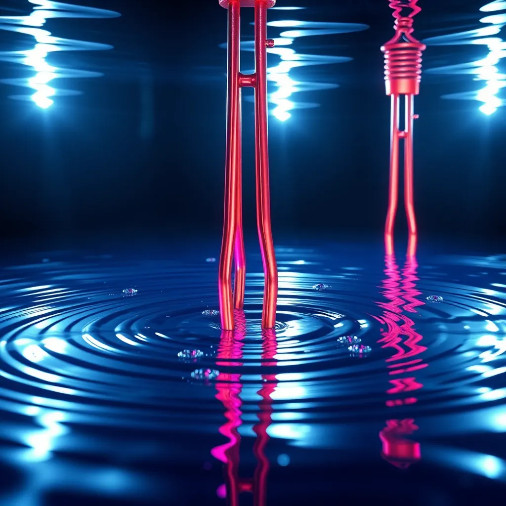 Tuning Forks in Water Create Stunning Visual Patterns : MysteryLores