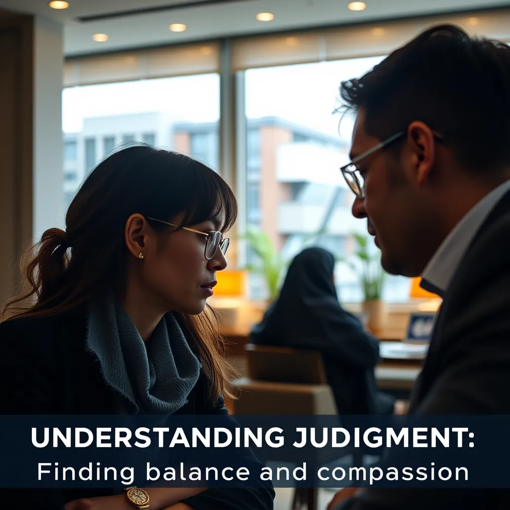 Understanding Judgment: Finding Balance and Compassion : MysteryLores