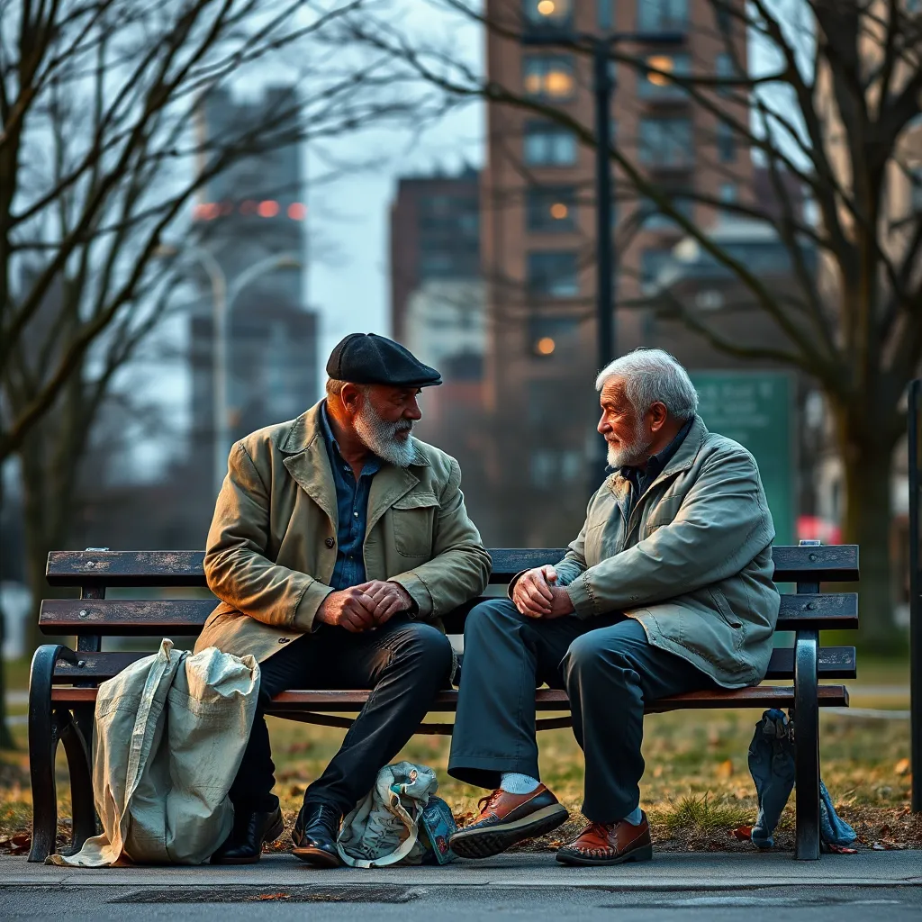 Meeting Two Homeless Men: A Ride Through My City : MysteryLores