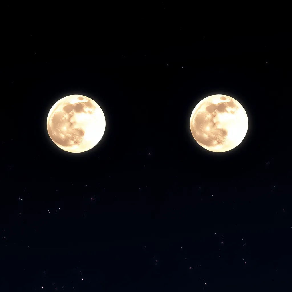 Rare Phenomenon: Two Moons Visible in 2025 Sky : MysteryLores