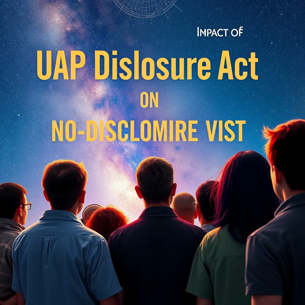 Study Reveals Impact of UAP Disclosure Act on Society : MysteryLores