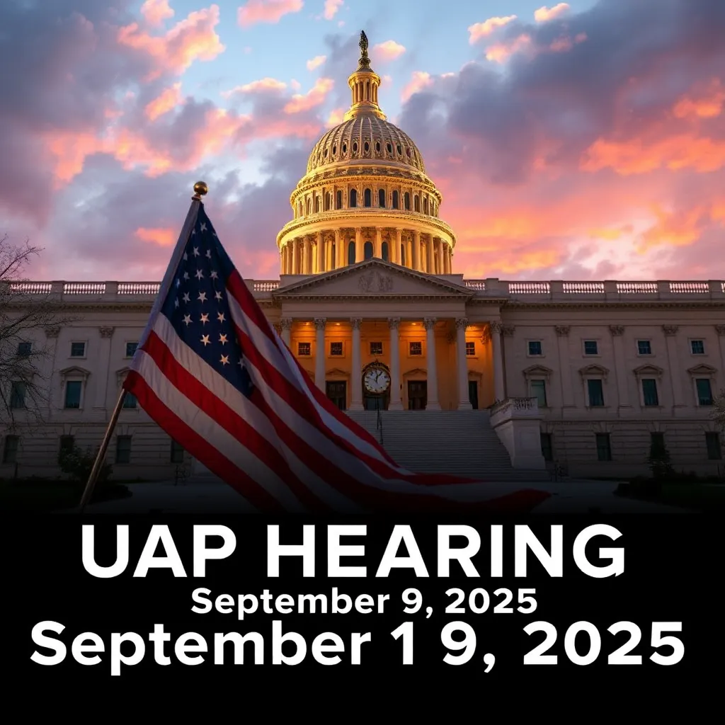 UAP Hearing Set for September 9, 2025: Watch Live : MysteryLores