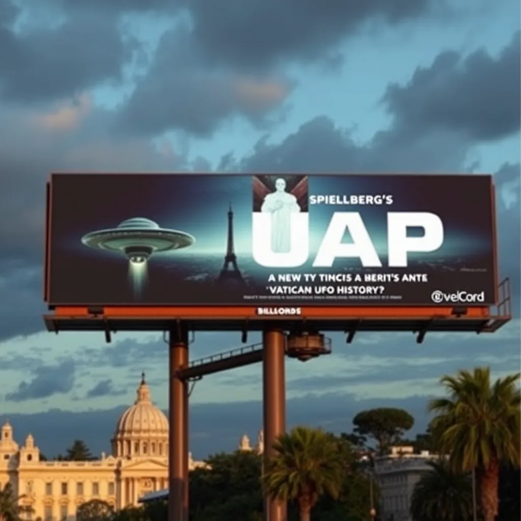 Spielberg’s UAP Billboard: Ties to Vatican UFO History? : MysteryLores