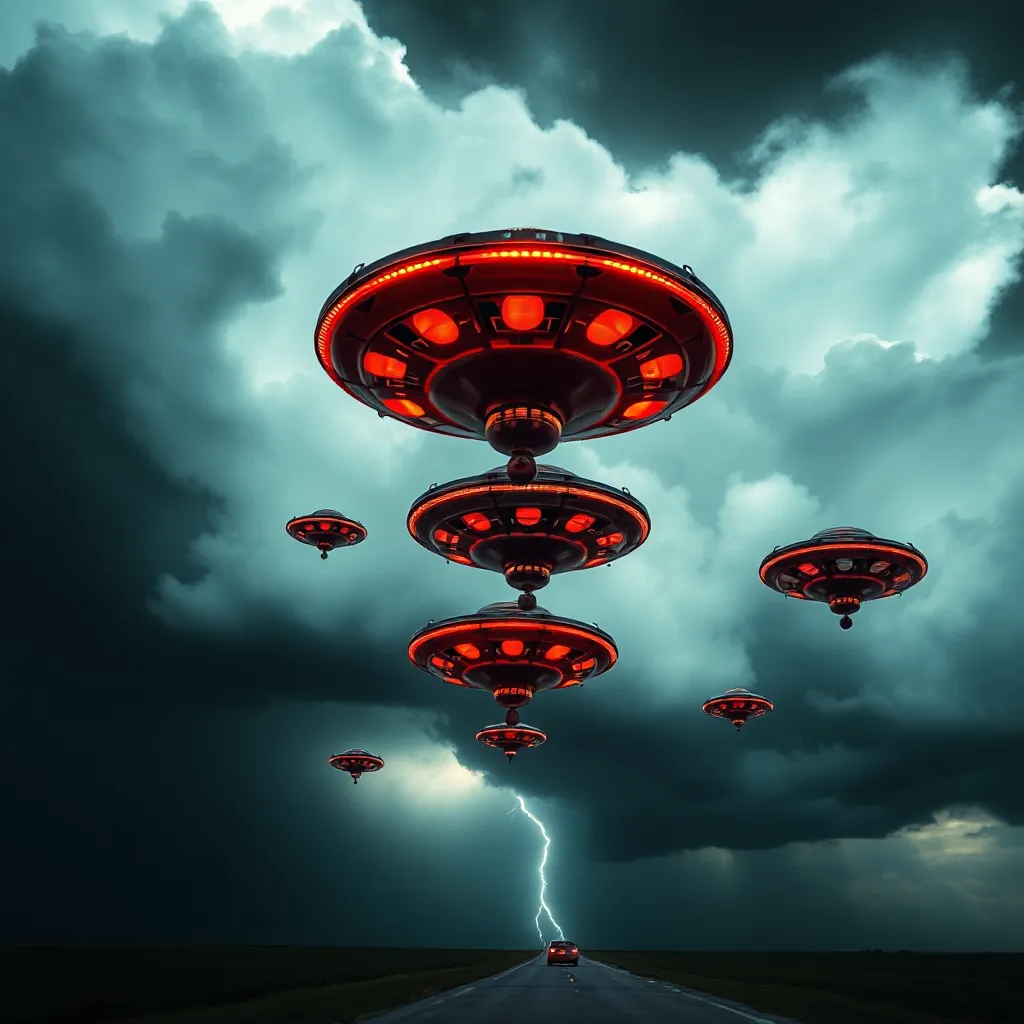 Multiple UAP Sightings Captured During US Storm in Nebraska : MysteryLores