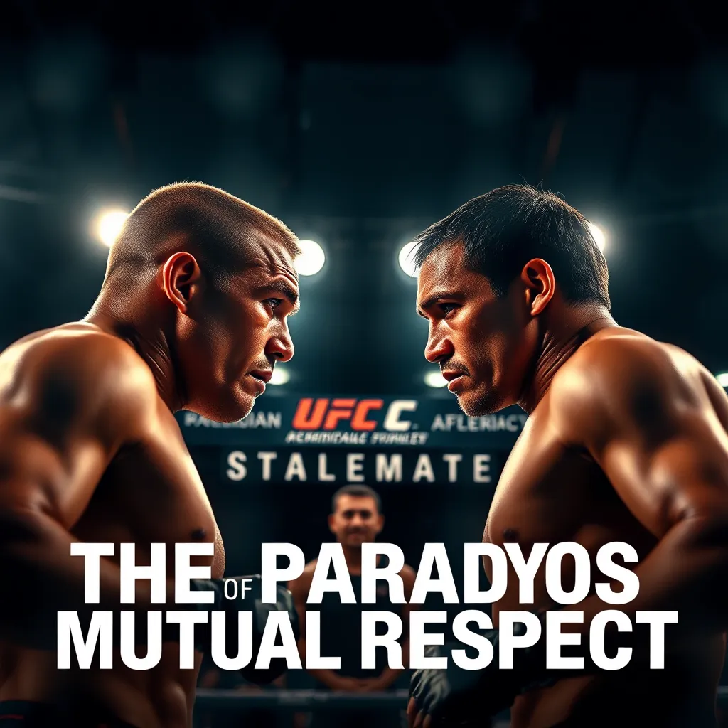 The Paradox of Mutual Respect in UFC Fights : MysteryLores