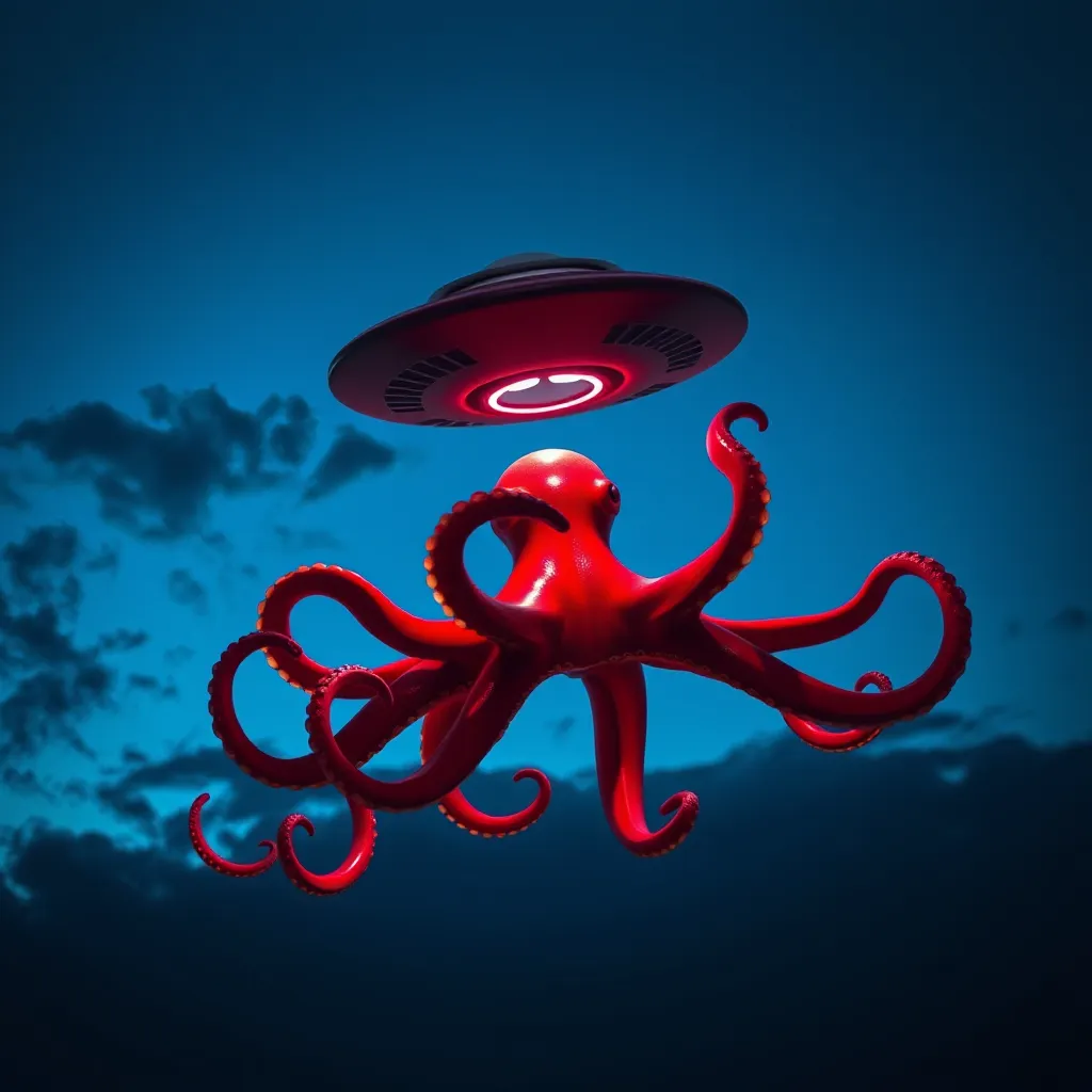 Unusual UFO Filmed in Mexico Resembles an Octopus : MysteryLores