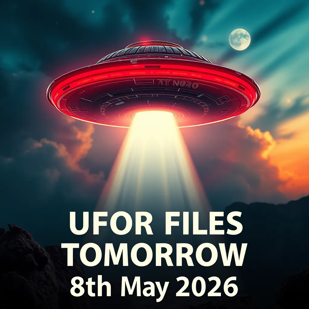 UFO Files Set for Release Tomorrow on 8th May 2026 : MysteryLores