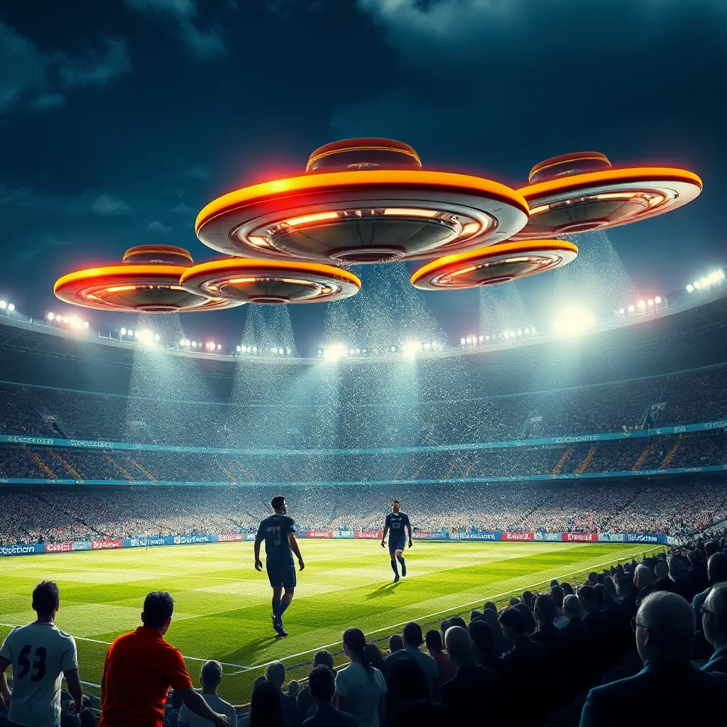 UFO Sighting Halted 1954 Football Match in Italy : MysteryLores
