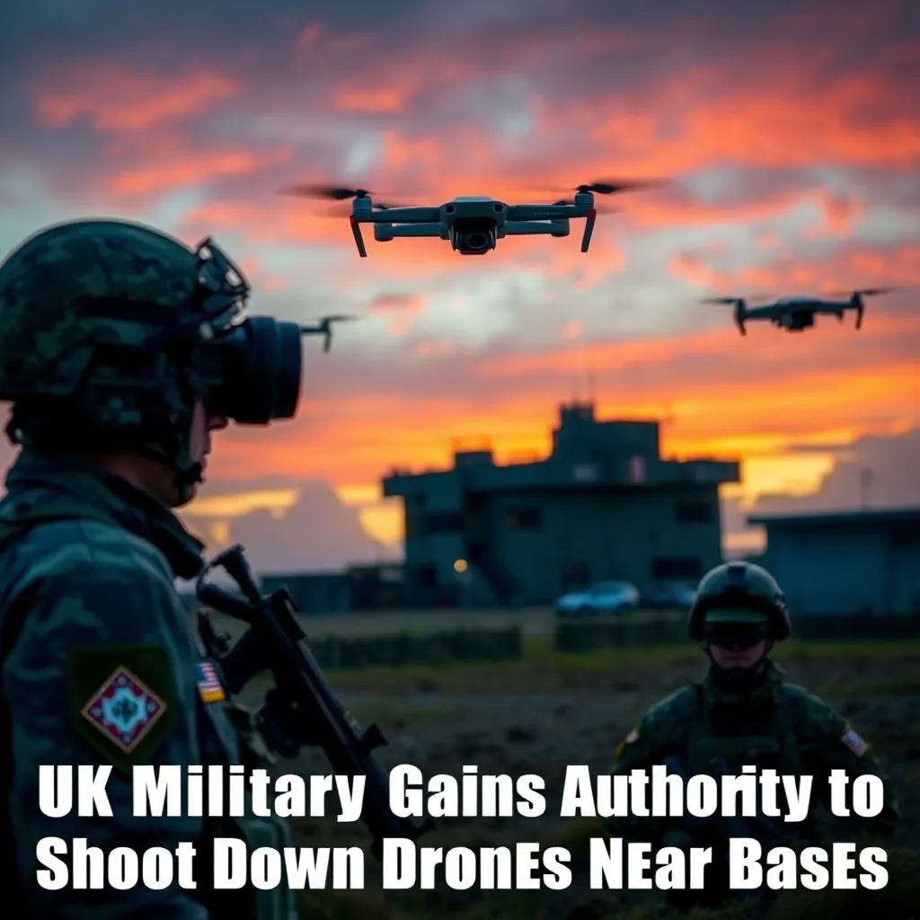 UK Military Gains Authority to Shoot Down Drones Near Bases : MysteryLores