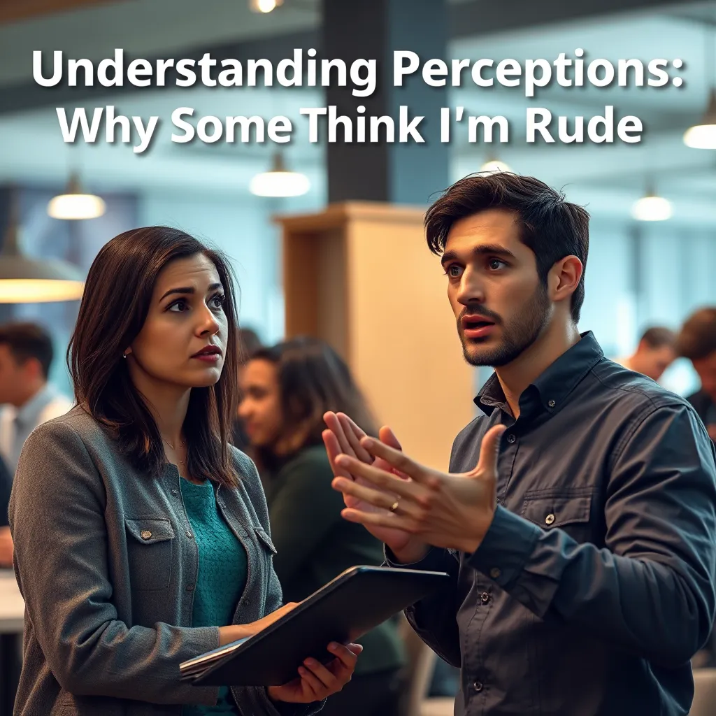 Understanding Perceptions: Why Some Think I'm Rude : MysteryLores