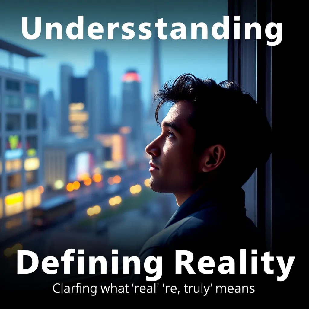 Defining Reality: Clarifying What 'Real' Truly Means : MysteryLores