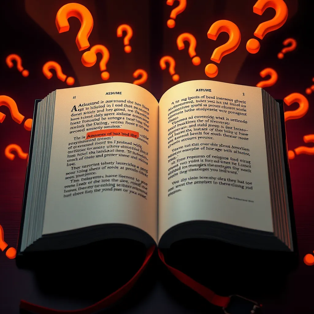 Clarifying the Definition of 'Assume' in Neville's Work : MysteryLores