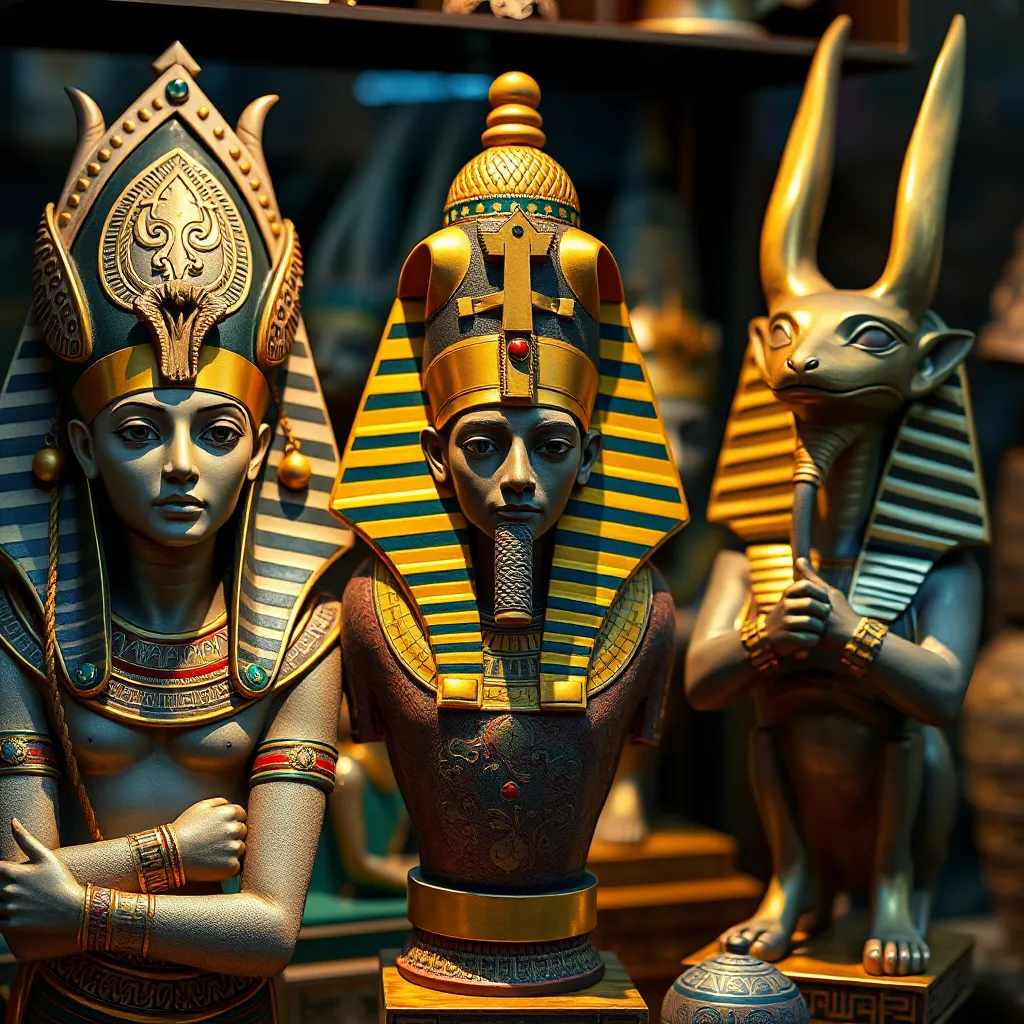 Where to Find Unique Jewelry and Statues of Set, Ra, and Anubis ...
