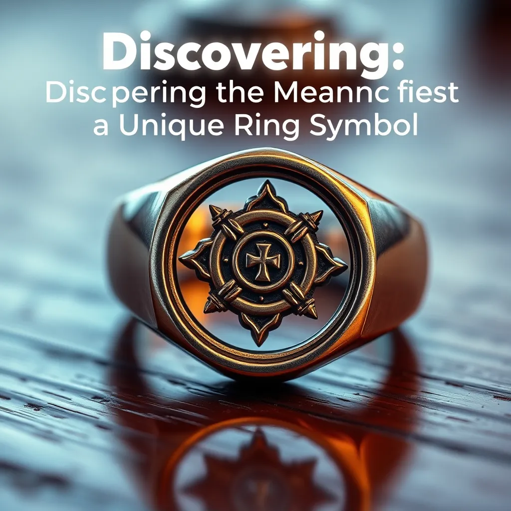 Discovering the Meaning Behind a Unique Ring Symbol : MysteryLores