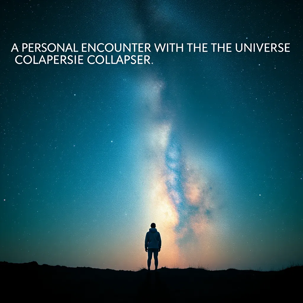 A Personal Encounter with the Universe Collapsing : MysteryLores