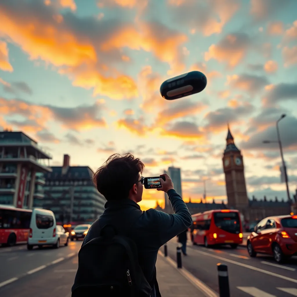 Strange Object Spotted in London Sky Raises Questions : MysteryLores