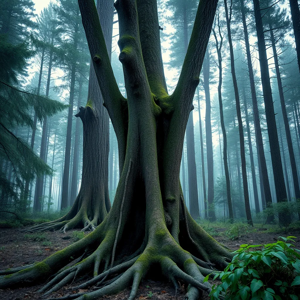 Trees Uprooted Upside Down: Signs of Bigfoot Activity? : MysteryLores